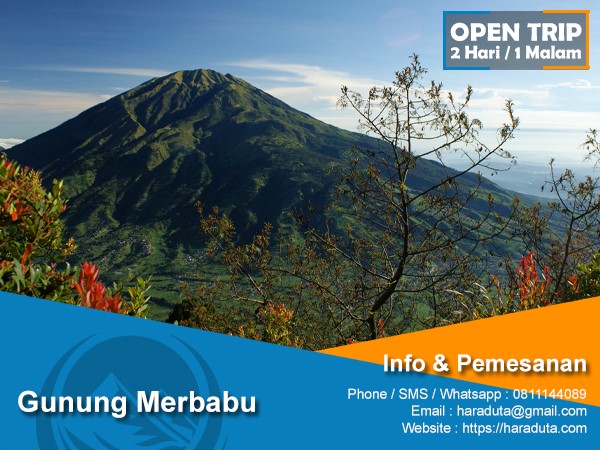Open Trip Gunung Merbabu 21 - 22 Juni 2025 - haraduta.com